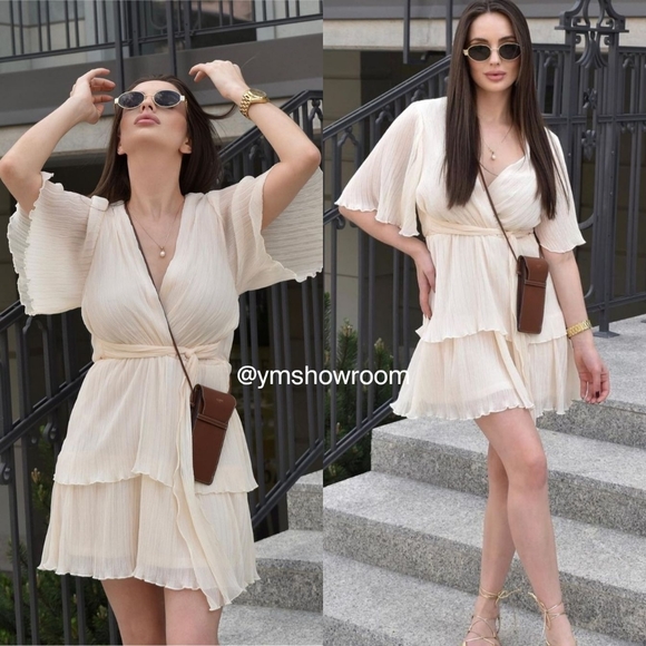 Zara | Dresses | Zara Pleated Dress | Poshmark